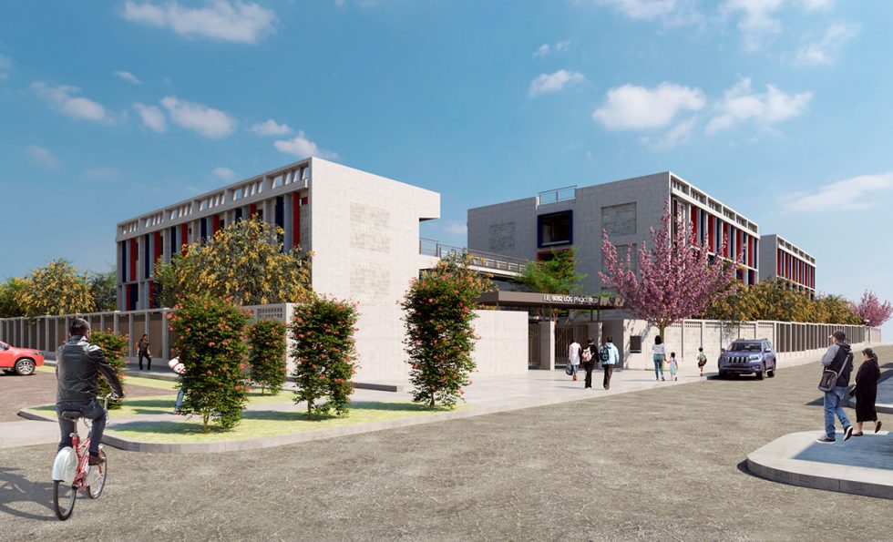 Se definen espacios temporales para proyecto de Escuela Bicentenario 6082 Los Próceres en Surco ...